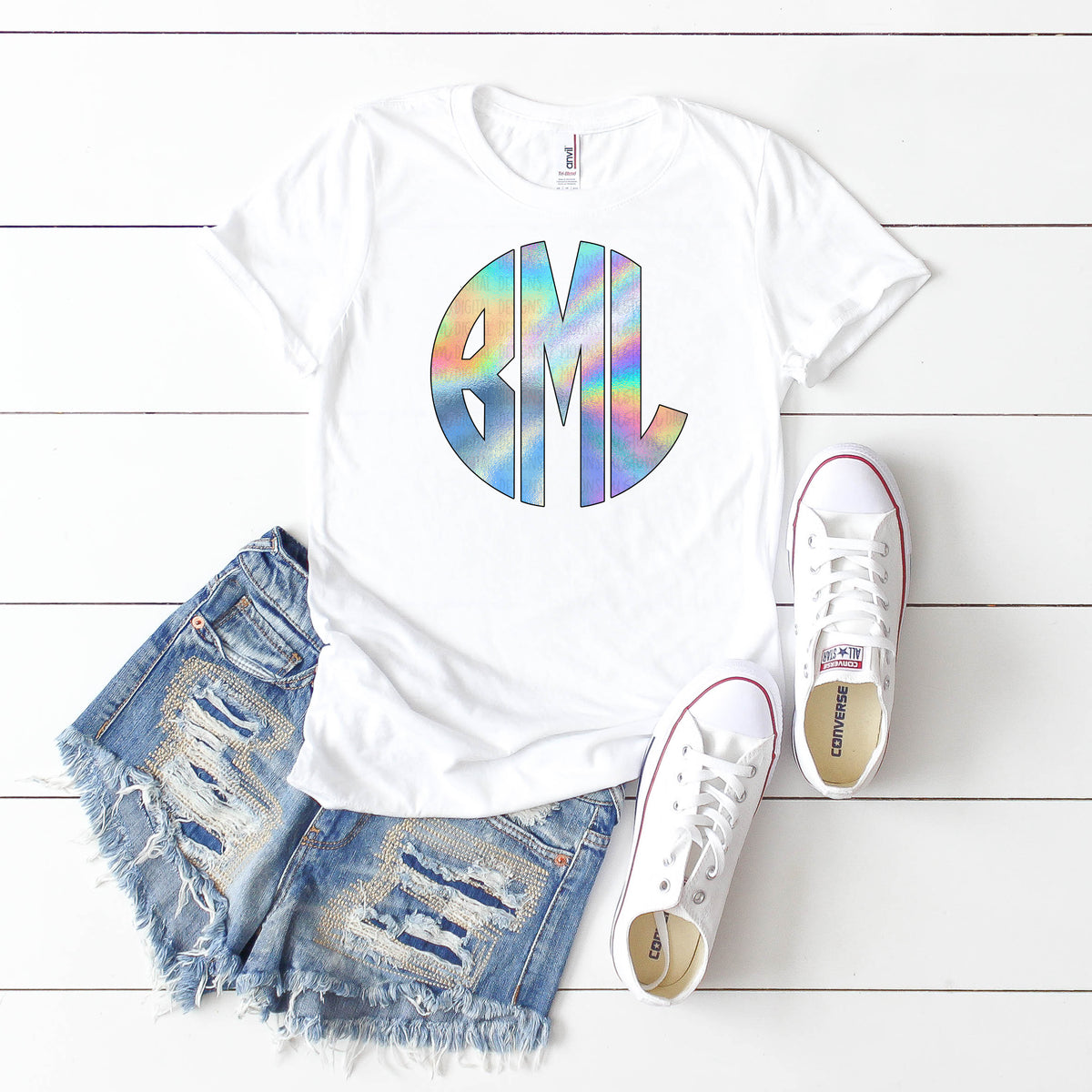 Holographic Monogram- Entire Alphabet- Instant Download – 2 Moons ...